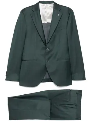 LUIGI BIANCHI Double-breasted Wool Suit