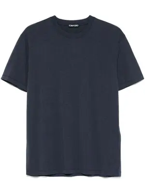 TOM FORD Melange T-shirt - Blue
