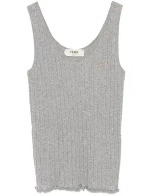 Fendi Frill Camis Tanks For Women