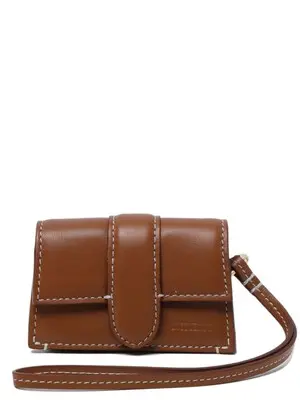 Jacquemus Le Porte Bambino Leather Pouch - Brown