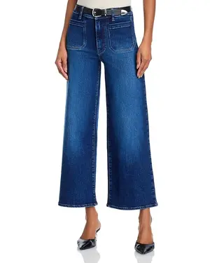 FRAME Le Pixie High Rise Slim Palazzo Jeans - Savior
