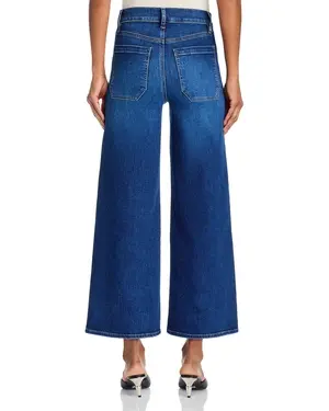 FRAME Le Pixie High-rise Slim Palazzo Jeans - Savior