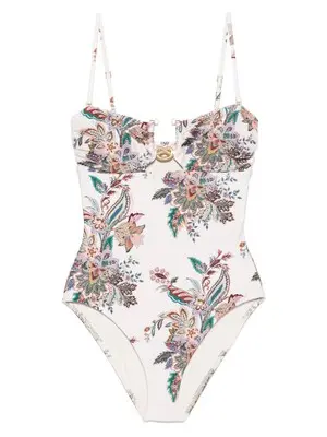 Zimmermann Gathered Swimsuits