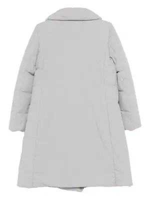 Emporio Armani Nylon Midi Down Jacket - Silver
