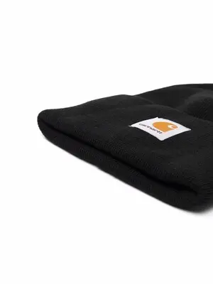 Carhartt Work In Progress Logo Beanie - Black