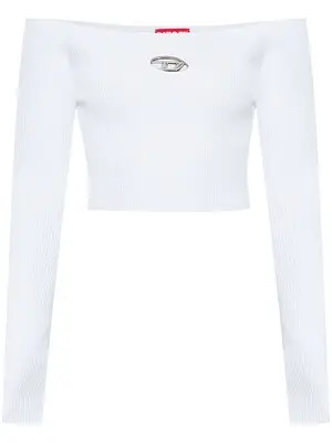 DIESEL Oval-d Top - White