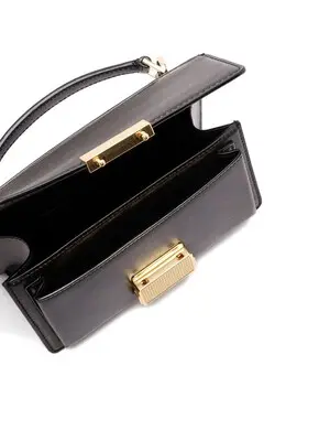 GOLDEN GOOSE Venezia Small Leather Handbag - Black