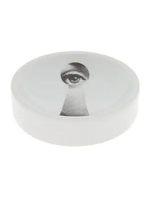 FORNASETTI Tema E Variazioni N.14 Round Ashtray - White