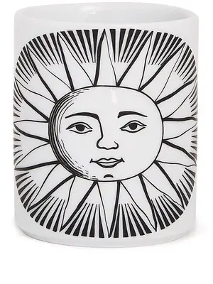 FORNASETTI Pencil Holder Sole - White
