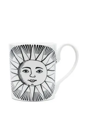 FORNASETTI Mug Sole - White