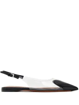 Alaïa Le Coeur Slingback Ballerinas - Black