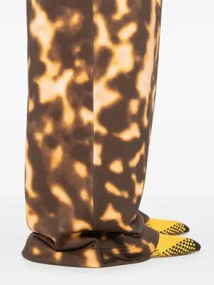 Dries Van Noten Printed Trousers - Brown