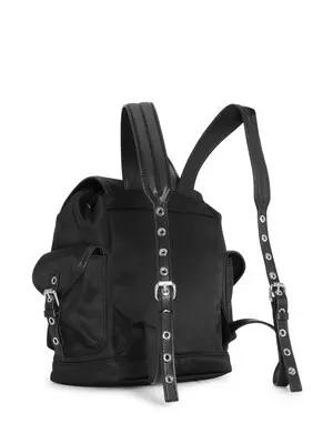 GANNI Recycled Nylon Backpack - Black