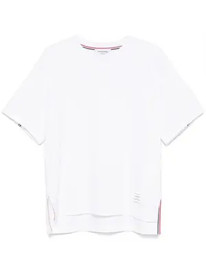 Thom Browne Oversized Cotton T-shirt - White