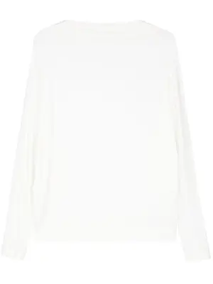 Issey Miyake Boat Neck Sweater - White