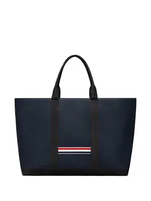 Thom Browne Tool Medium Leather Tote - Blue