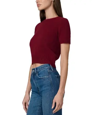 Joe's Jeans The Steph Shrunken Sweater Tee - Syrah