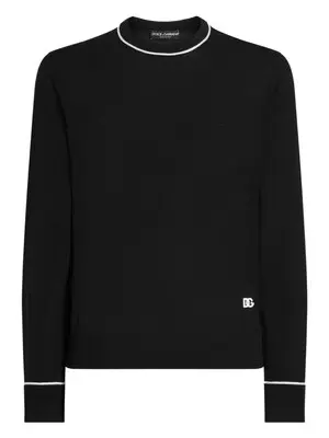 Dolce & Gabbana Wool Sweater With Logo