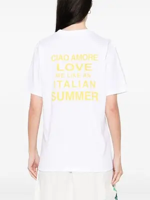 Giada Benincasa Text Print T-shirt