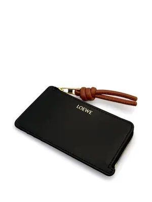 Loewe Knot Leather Card Case - Black