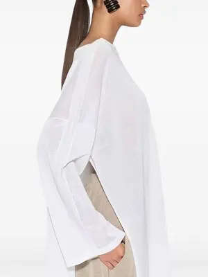 Alaïa Silk And Linen Blend Kaftan