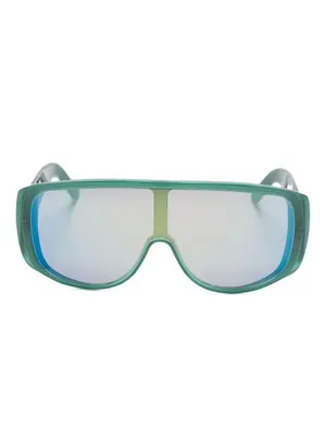 MAISON MARGIELA Mask Sunglasses - Green