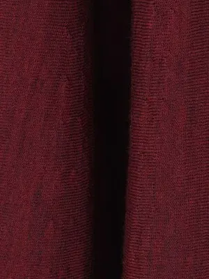 Alaïa Wool Skater Dress - Red