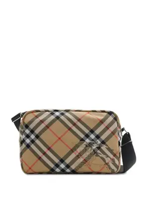 Burberry Check Crossbody Bag - Beige