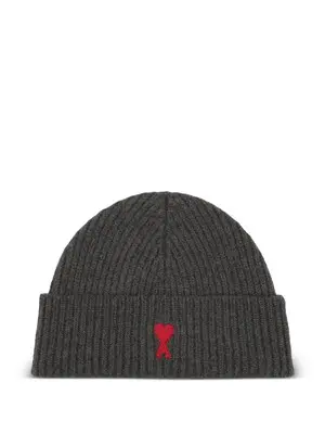 Ami De Coeur Wool Beanie - Grey
