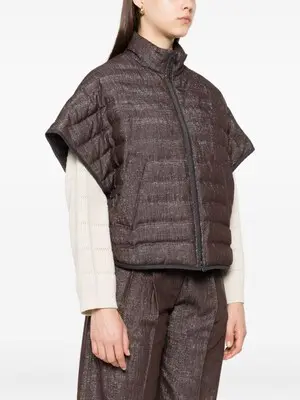 Brunello Cucinelli Short-sleeved Down Jacket