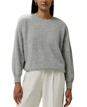 Lilysilk Brushed Cashmere Pullover Sweater