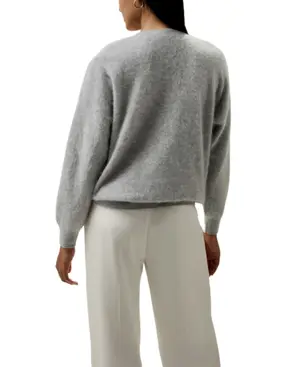 Lilysilk Brushed Cashmere Pullover Sweater