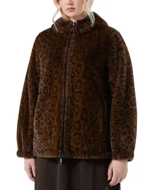 Marina Rinaldi King Faux Fur Jacket