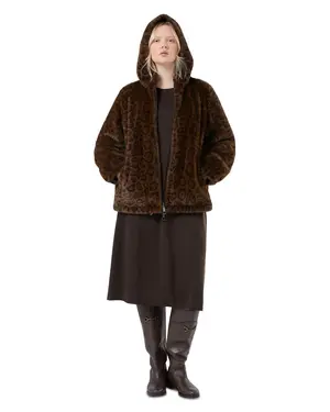 Marina Rinaldi King Faux Fur Jacket