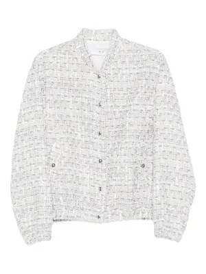 IRO PARIS Noemy Cotton Jacket - Silver