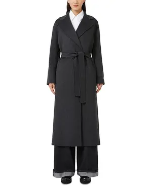 Max Mara Poldo Wool Coat - Dark Grey