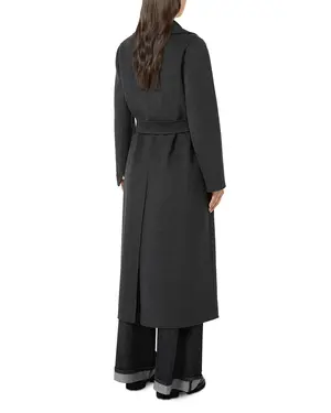 Max Mara Poldo Wool Coat - Dark Grey