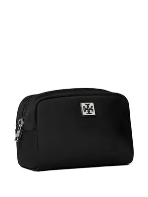 Tory Burch Virginia Nylon Cosmetic Case - Black