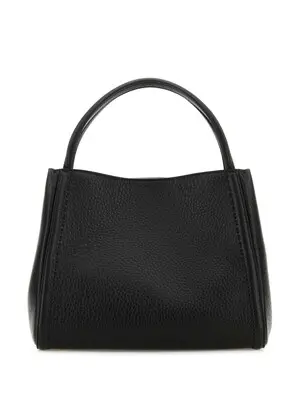 Valentino Garavani Alltime Medium Leather Handbag - Black