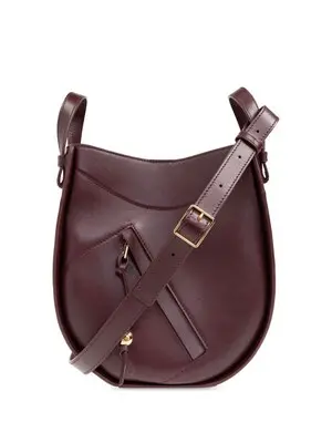 Loewe Hammock Leather Shoulder Bag - Red