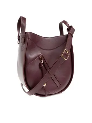 Loewe Hammock Leather Shoulder Bag - Red