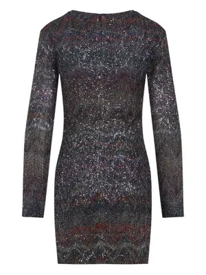 Missoni V-neck Short Dress - Multi