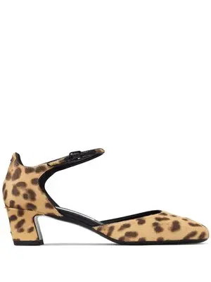 JIMMY CHOO Pixie Leopard Print Pumps - Brown