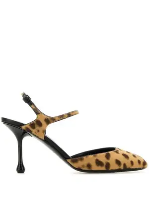 JIMMY CHOO Pixie Leopard Print Pumps - Multi