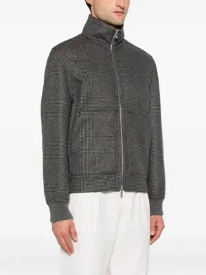 Brunello Cucinelli Cashmere Bomber Jacket - Grey