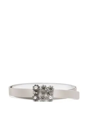 ROGER VIVIER Flower Embellished Belt