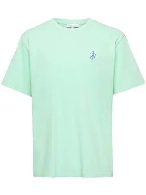 JW Anderson T-shirt With Embroidery - Green