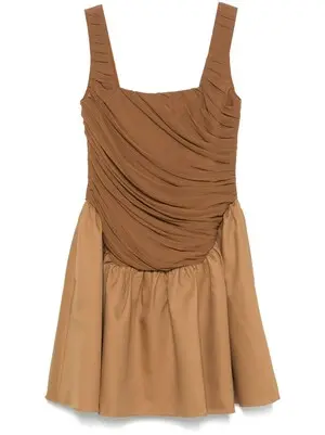 ABADIA Kaya Dress - Brown