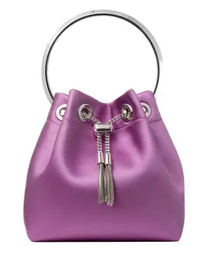 JIMMY CHOO Bon Bon Bucket Bag Purple