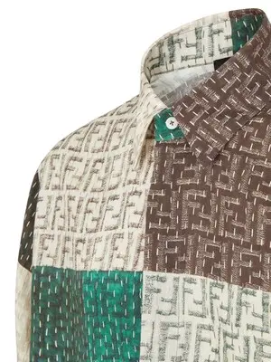 Fendi Ff Patch Shirt - Multi